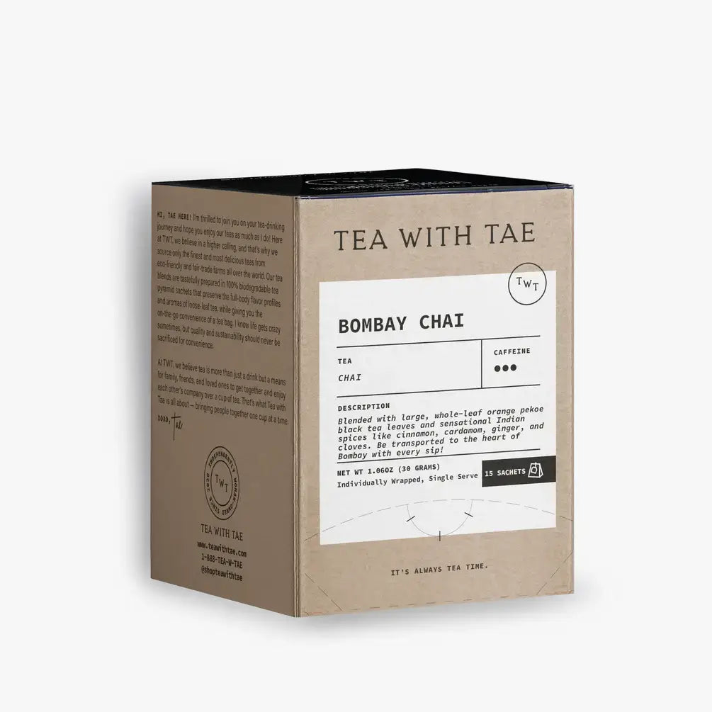 Bombay Chai Tea - Spiced Whole-Leaf Blend – World of Gifting